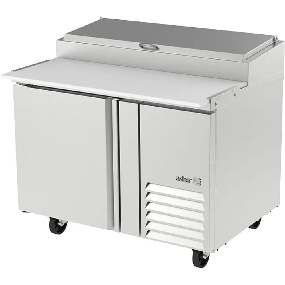 Asber APTP-48 HC Mesa Refrigerada 2 Puertas Solidas Restaurante Cocina ...