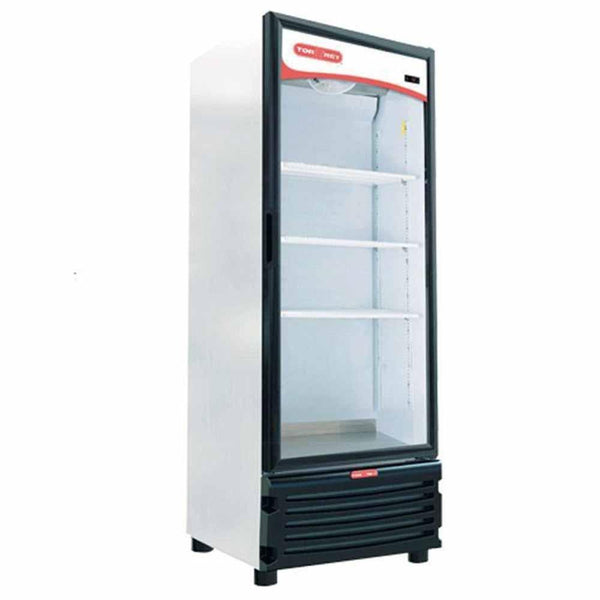 Torrey Rv17 Tvc17 Refrigerador Enfriador Vertical con 1 Puerta de Cristal, 5 Parrillas y 17 Pies ...